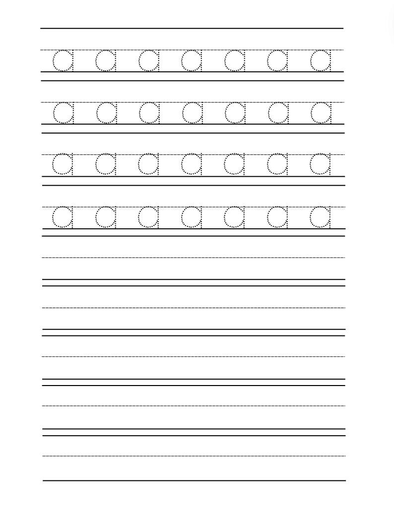 Manuscript Tracing Handwriting Practice Sheets | Montessori | Primary ...