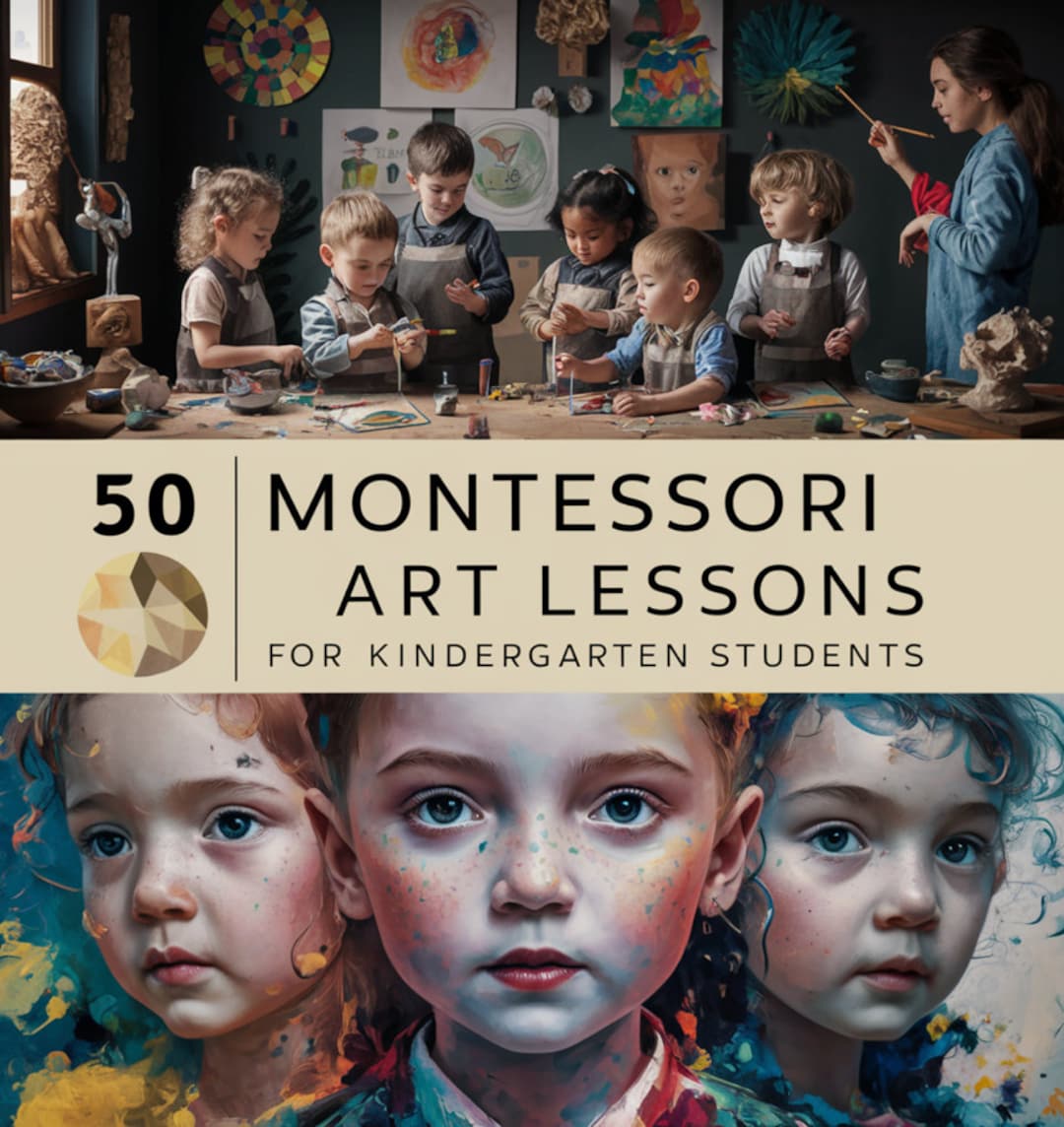 50 Montessori Art Group Lessons for Kindergarten Students - Etsy
