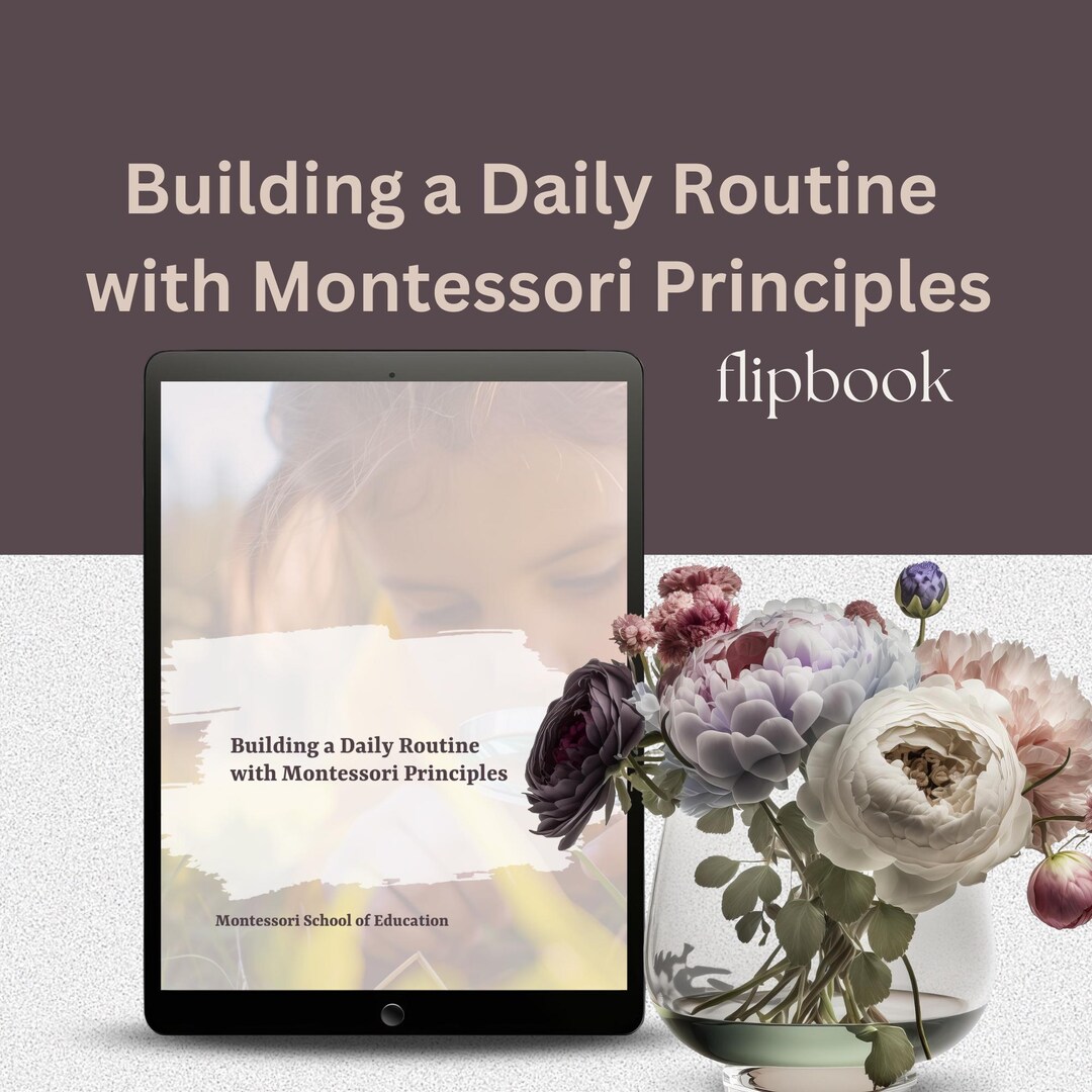 Building a Daily Routine With Montessori Principles Flipbook - Etsy