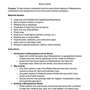 Montessori/homeschool Ancient Mesopotamia Civilization Lessons, Upper ...