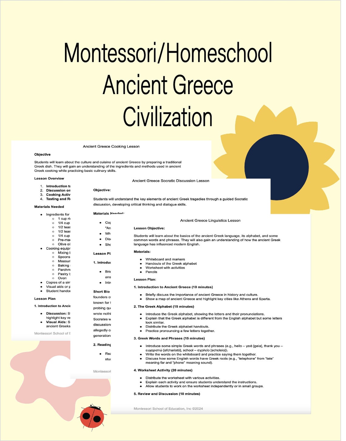 Montessori/homeschool Ancient Civilization Resource Bundle - Etsy