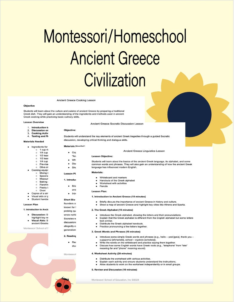 Montessori/homeschool Ancient Civilization Resource Bundle - Etsy