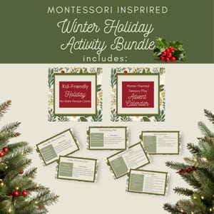 Ultimate Montessori-inspired Winter Holiday Bundle for Families - Etsy