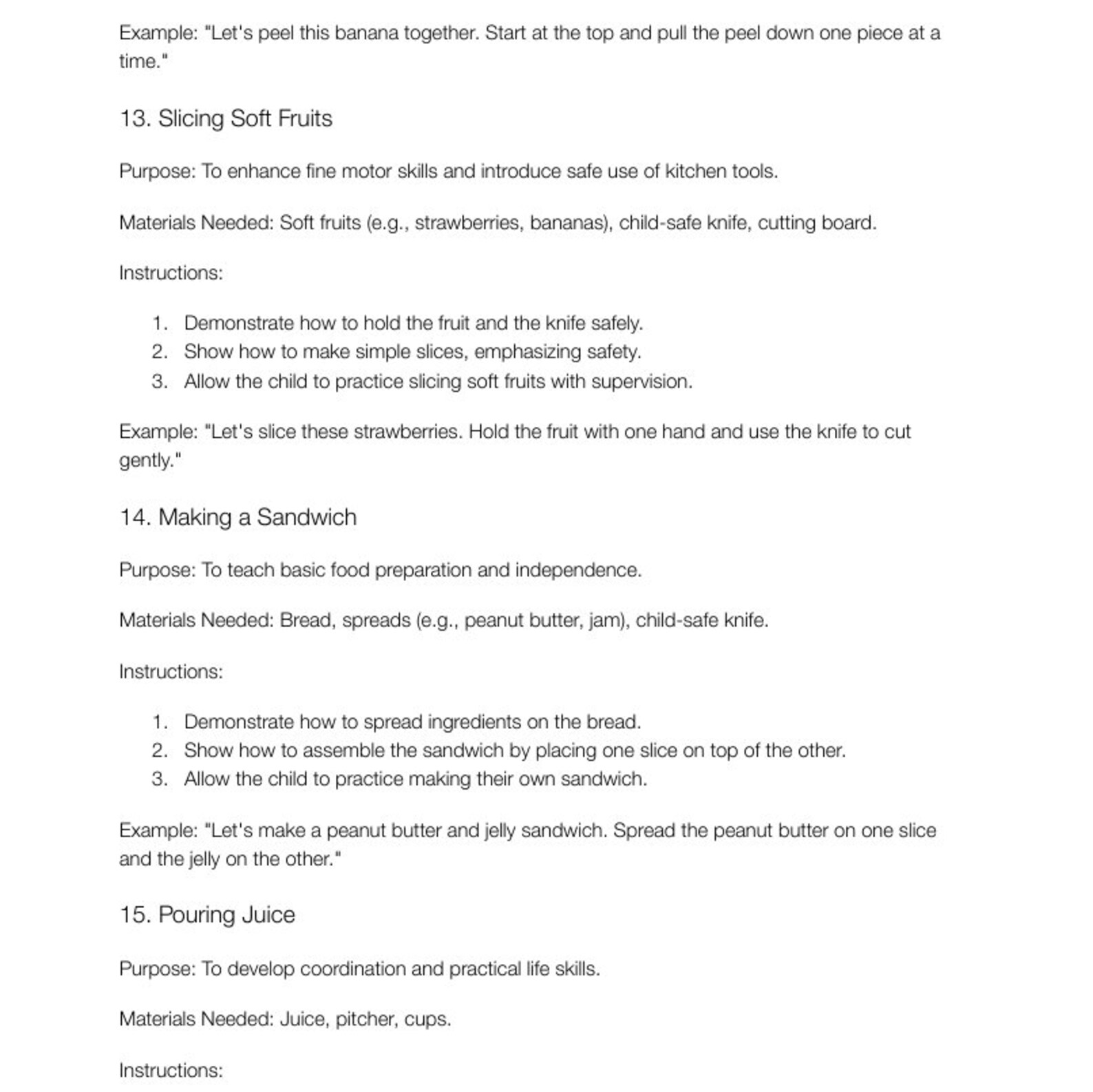 50 Montessori Practical Life Lessons You Can Do at Home, Toddler ...