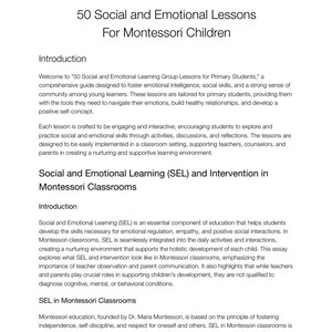 50 Social and Emotional Lessons for All Ages - Etsy
