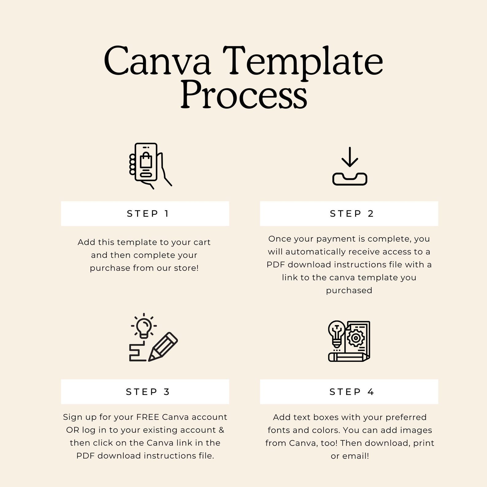 Neutral Craft Bin Labels | Editable Canva Template for Art Supply ...