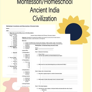 Montessori/homeschool Ancient Civilization Resource Bundle - Etsy