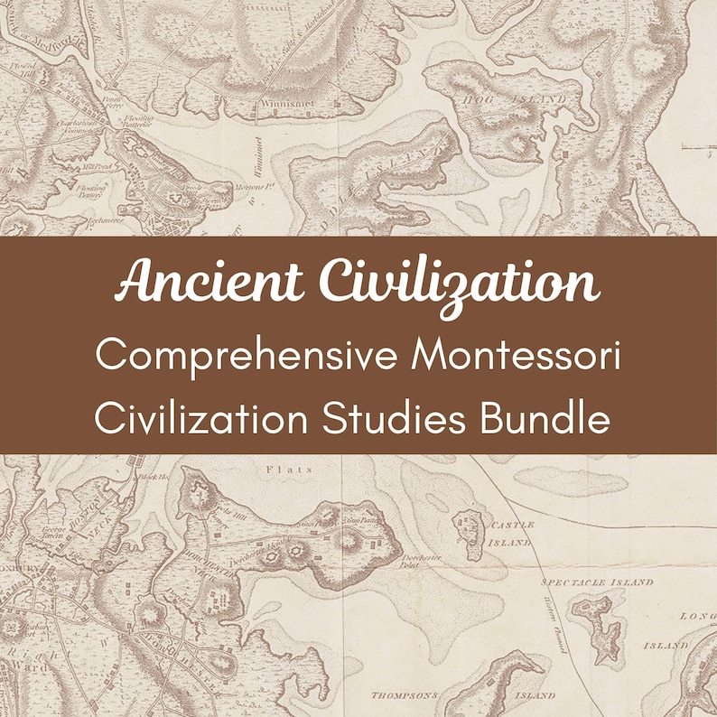 Montessori/homeschool Ancient Civilization Resource Bundle - Etsy
