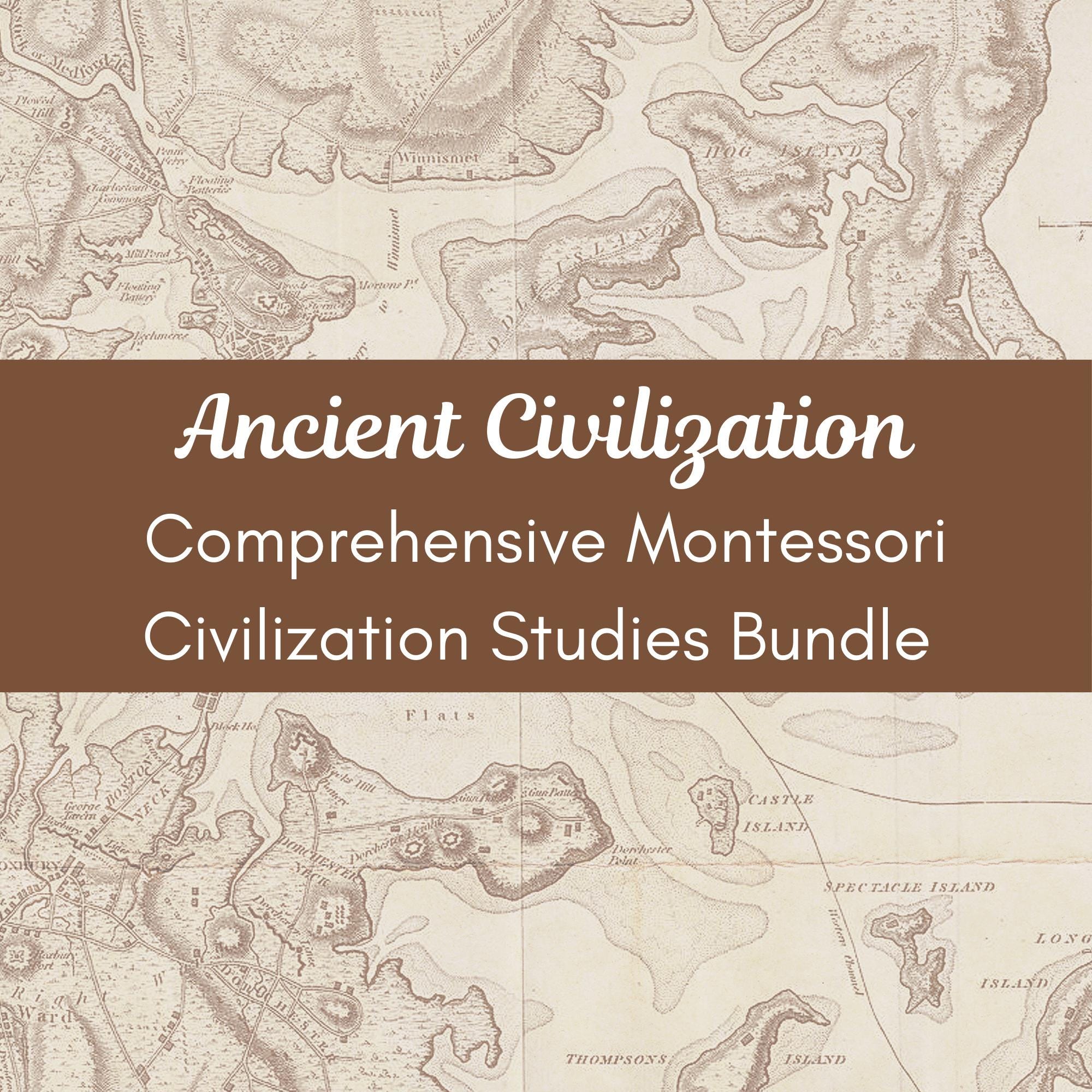 Montessori/homeschool Ancient Civilization Resource Bundle - Etsy