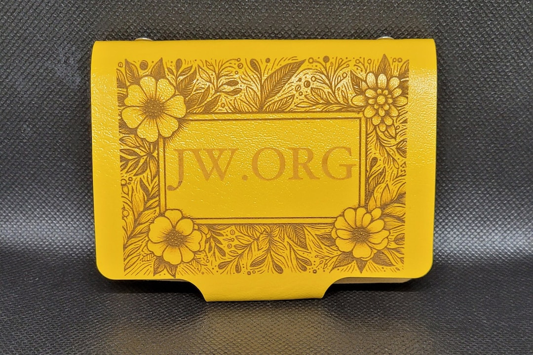 JW Faux Leather Contact Card Holder or Wallet - Etsy