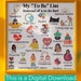 My to Be List Printable Digital Download Mental Health Awareness Image ...