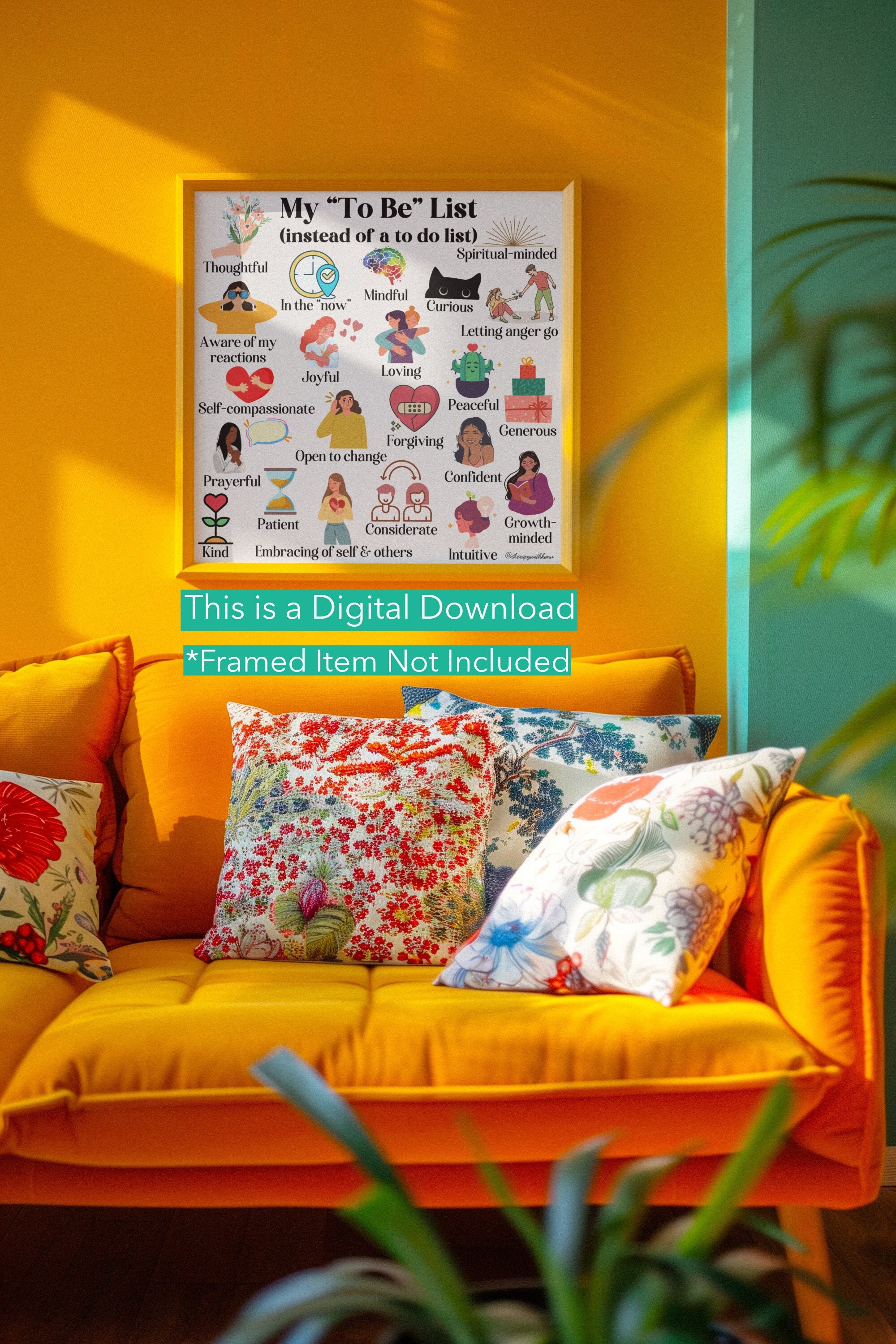 My to Be List Printable Digital Download Mental Health Awareness Image ...