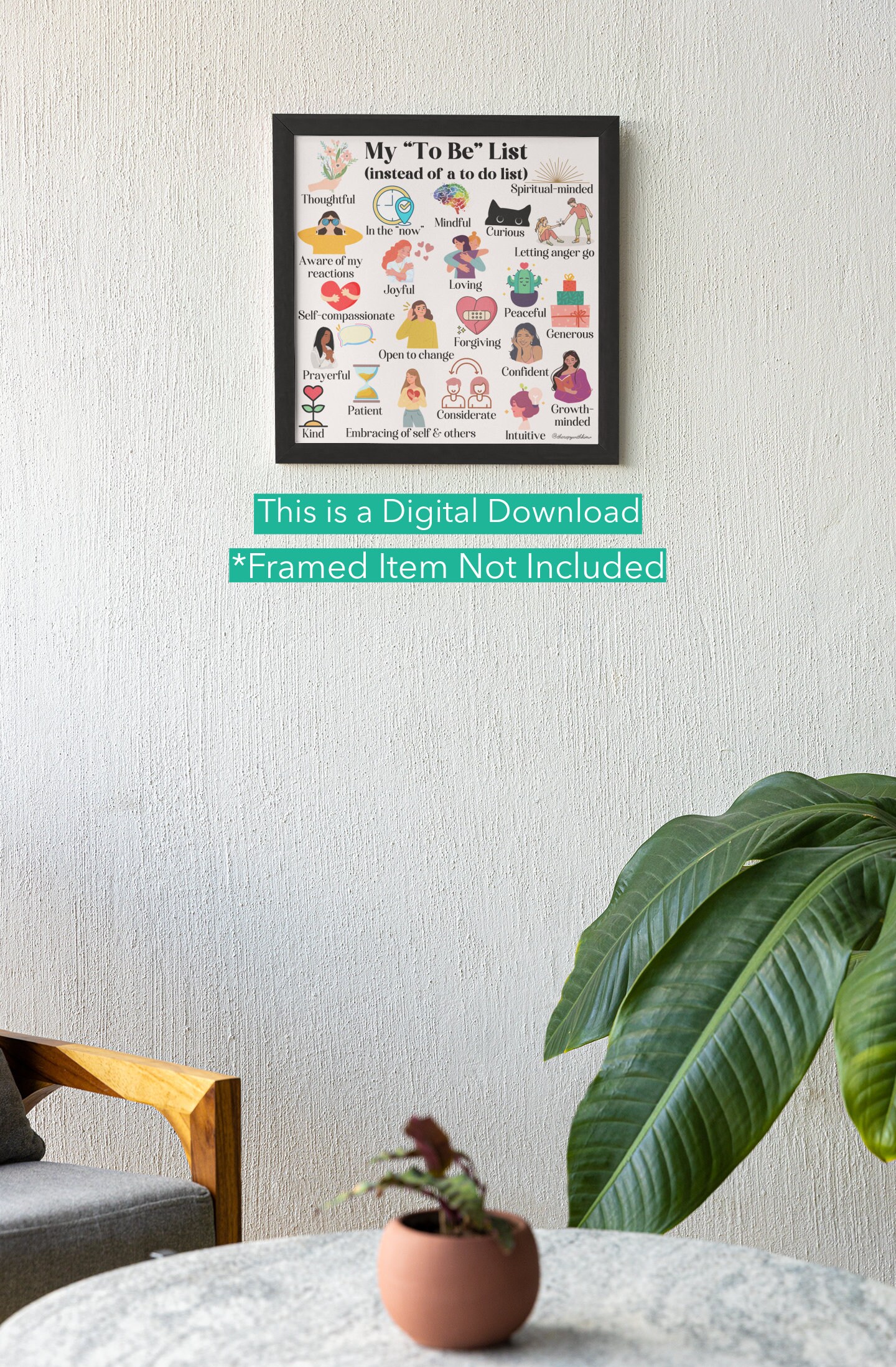 My to Be List Printable Digital Download Mental Health Awareness Image ...