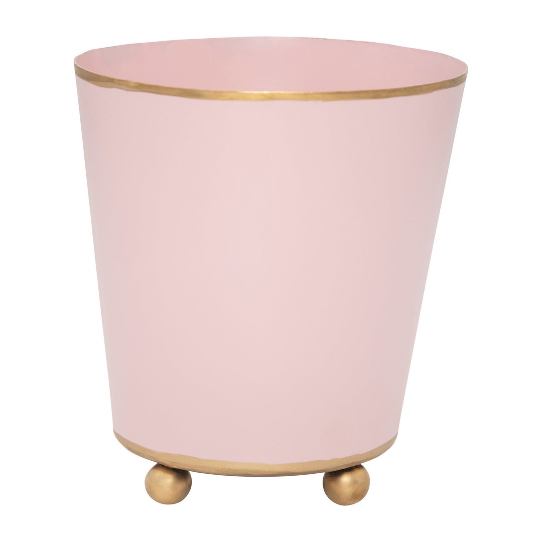 Mattie Round Cachepot Planter Light Pink - Etsy