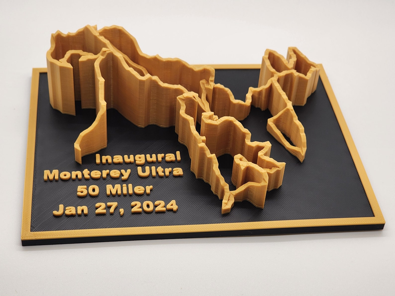 Monterey Ultra 50 Miler Race Plaque/trophy for Display - Etsy