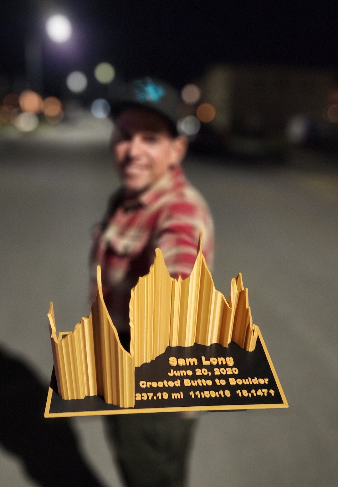 Custom Print Your Climb Trophy W/ Personalization - Etsy