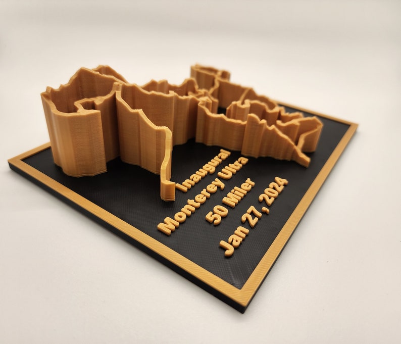 Monterey Ultra 50 Miler Race Plaque/trophy for Display - Etsy