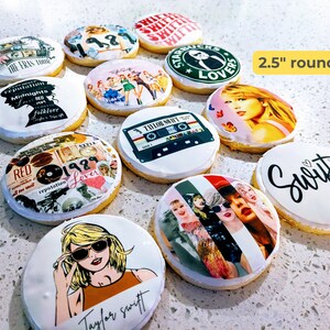 Custom Edible Cupcake Toppers Frosting Sheets Cupcake Cookie Toppers ...