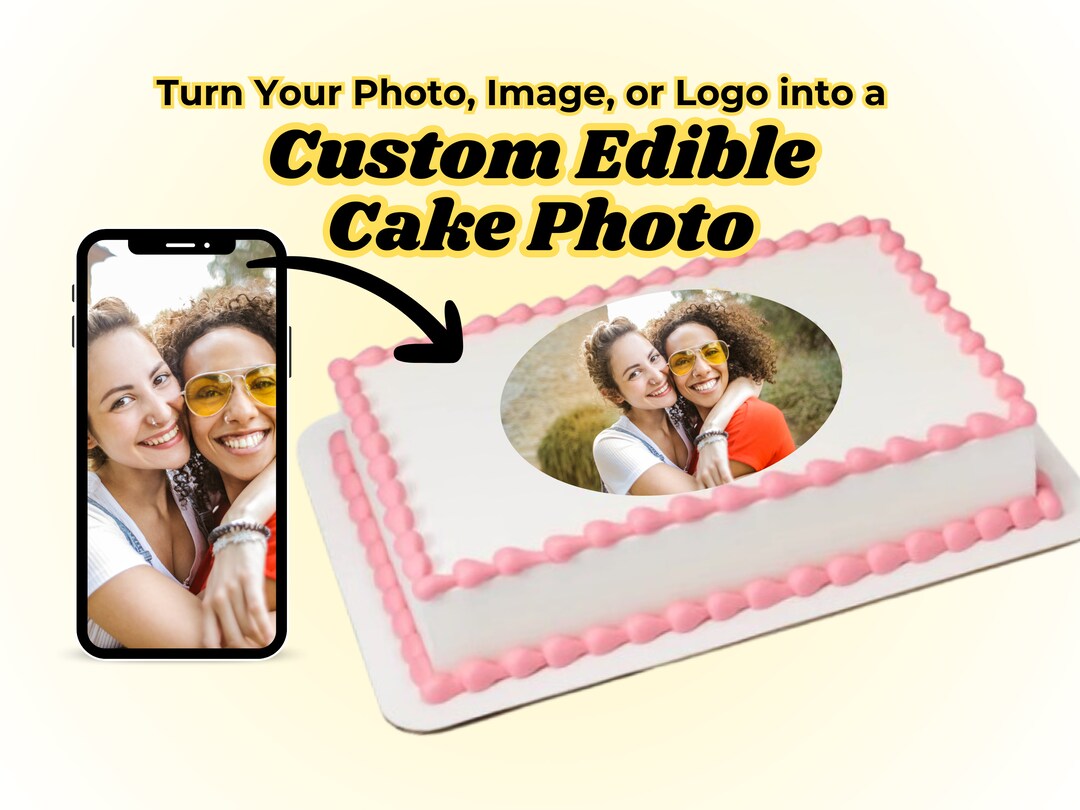 Edible Cake Topper Photo Icing Image for Custom Cakes Cupcakes Cookies ...