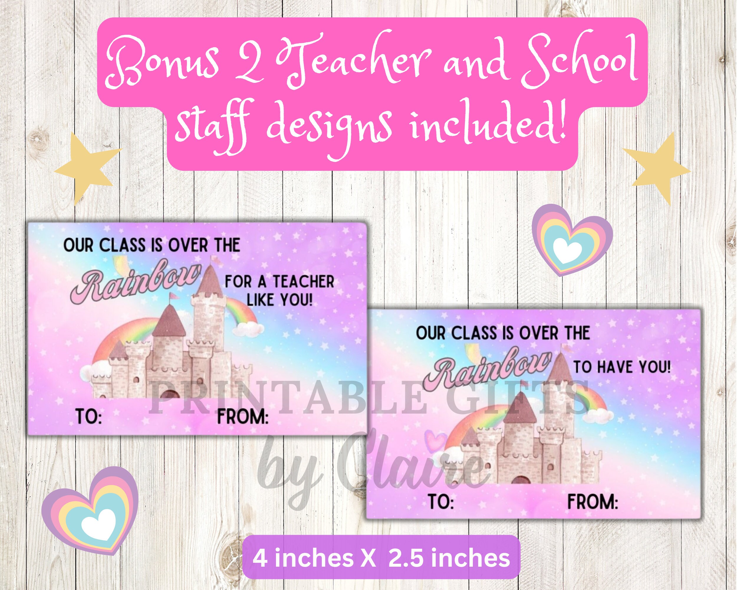 Printable Unicorn Valentine's Day Cards - Etsy