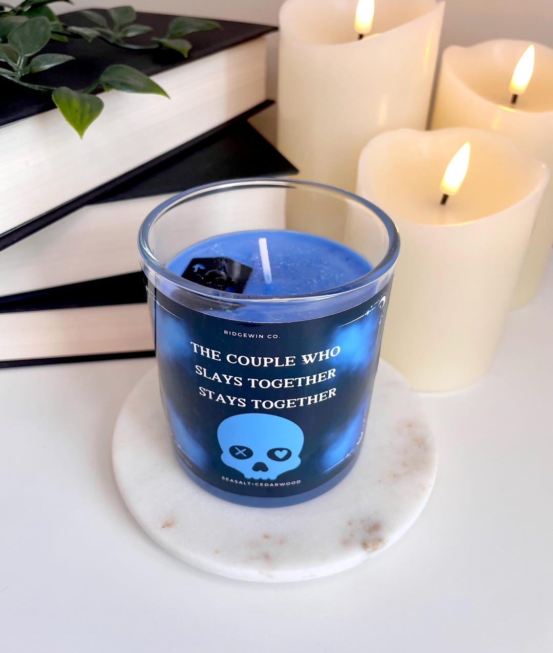 Lights Out Inspired Design | Bookish Candle | Book Lovers Candle - Etsy