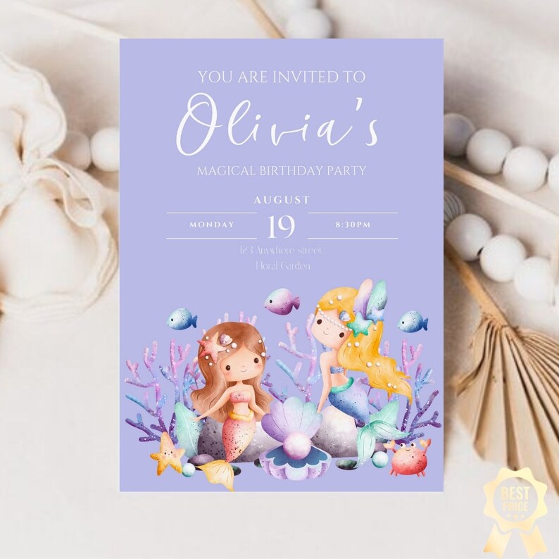 Editable Printable Birthday Invitation Template Easy Edit Invitation ...