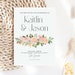 Editable, Printable Wedding Invitation Template, Floral, Wildflowers ...