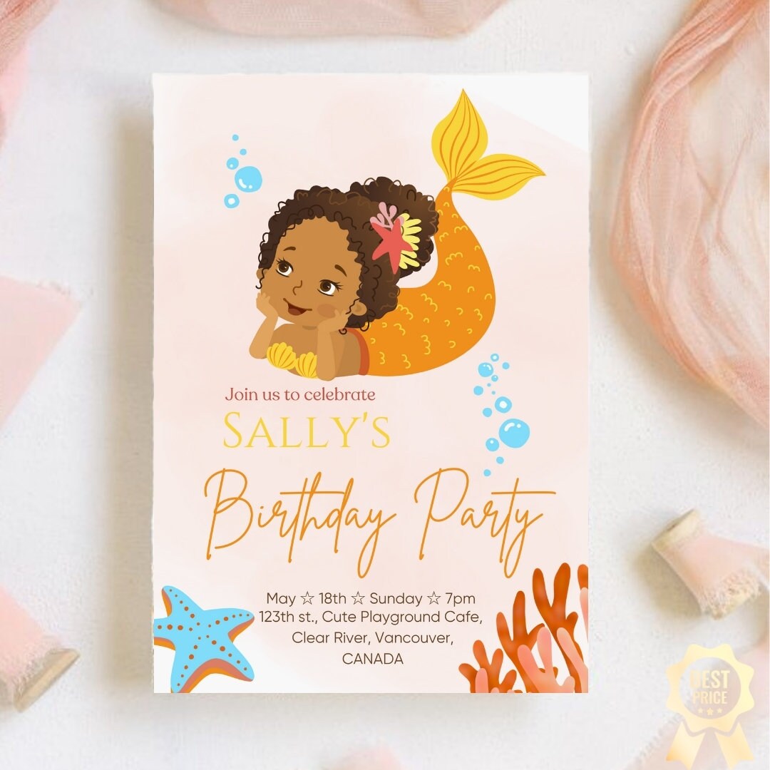 Editable Printable Birthday Invitation Template, Easy Edit Invitation ...