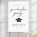 Graduation Party Welcome Poster, Grad Party Celebration, 36x24 Inches ...