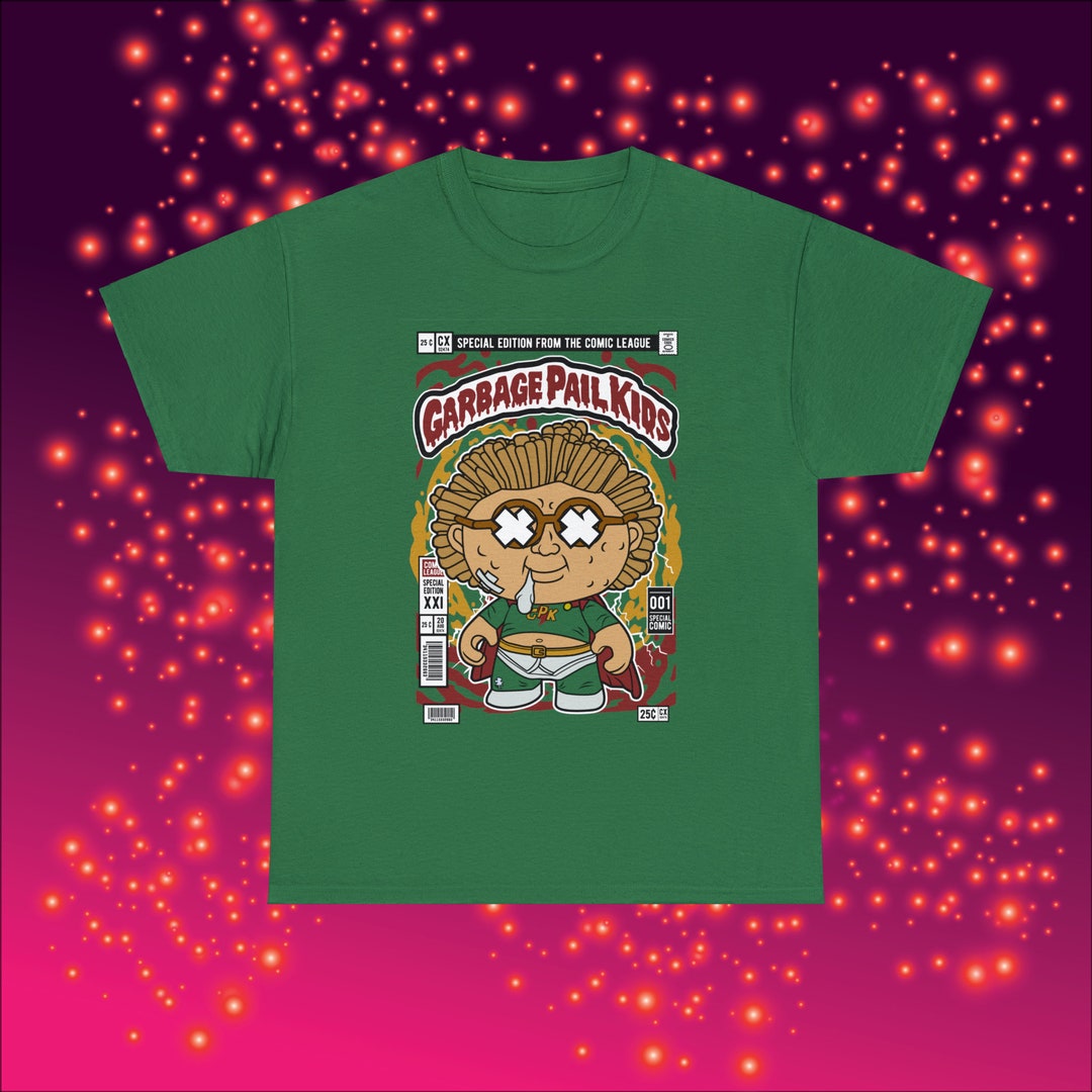 Garbage Pail Kids Pop Culture Mock Comic Cover Unisex Heavy Cotton T ...