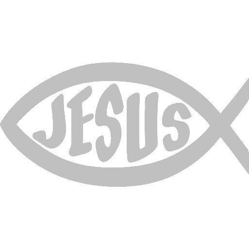 Jesus Fish Vinyl Decal Window Sticker Fisher of Men - Etsy