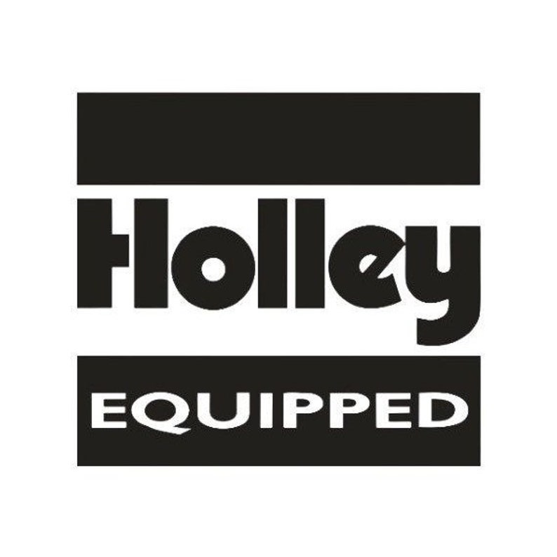Holley Equipped Carburetor Vinyl Decal Window Sticker - Etsy