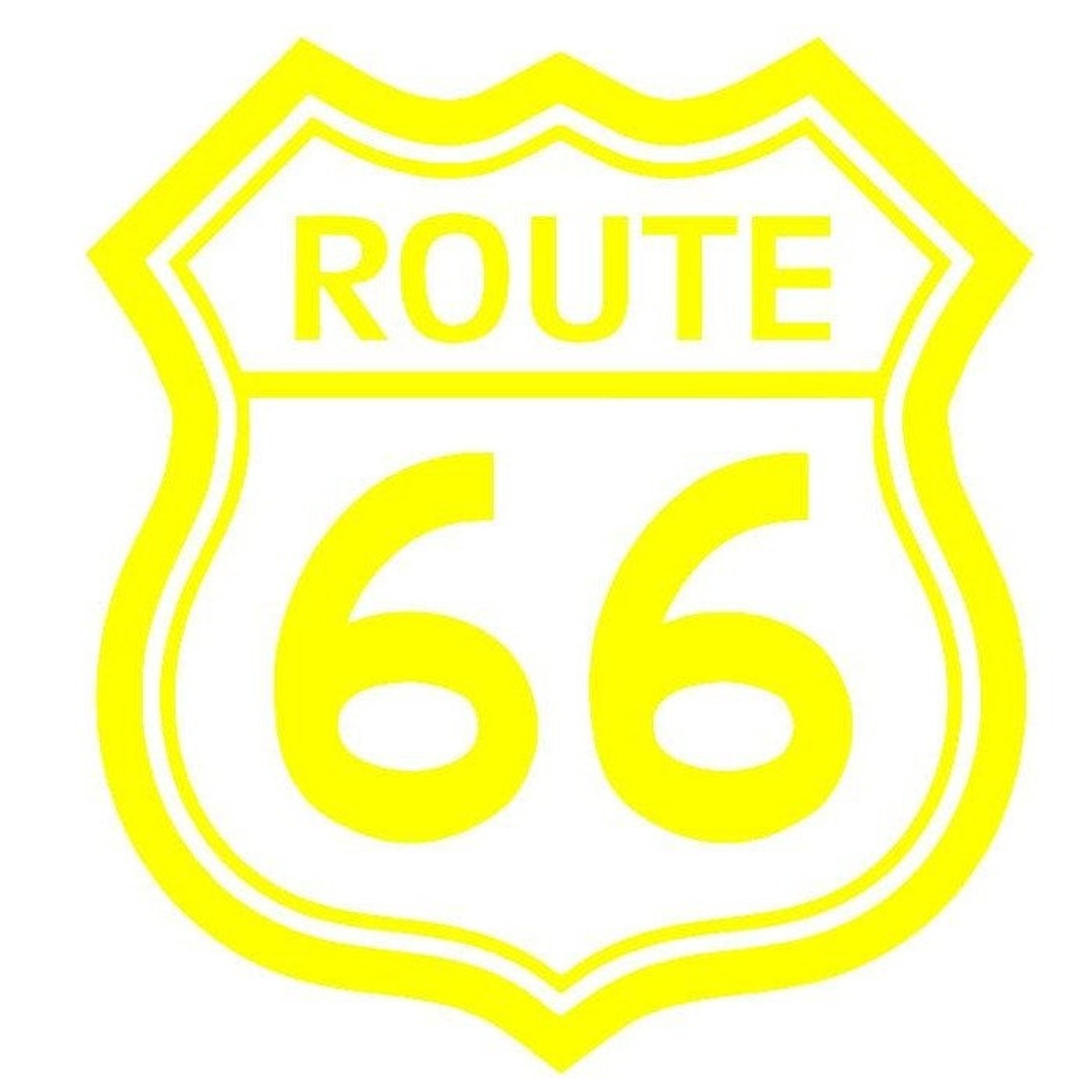 Route 66 Vinyl Decal Window Sticker Driving - Etsy