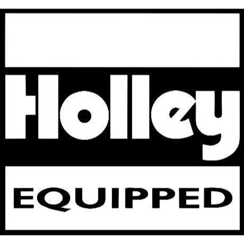 Holley Equipped Carburetor Vinyl Decal Window Sticker - Etsy