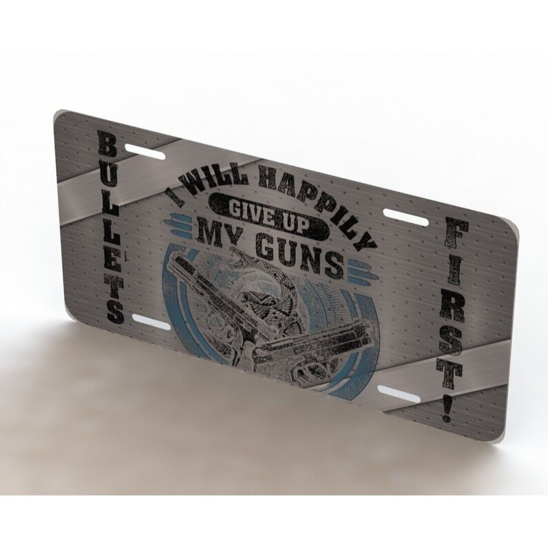Show Your Support: 2nd Amendment Novelty Car License Plate - Etsy