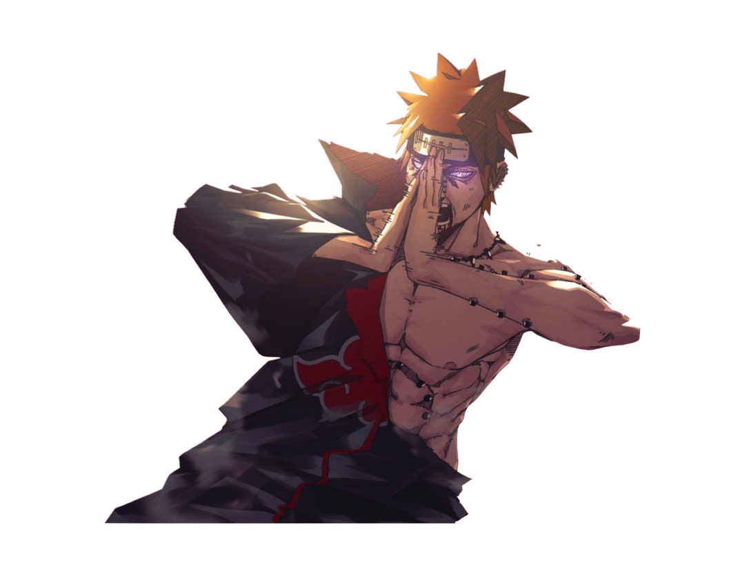 Pain Naruto Vinyl Decal Anime Sticker: Fun for Your Vehicle Window ...