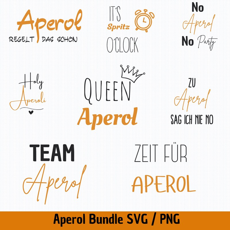 Aperol spritz plotterdatei - Etsy.de