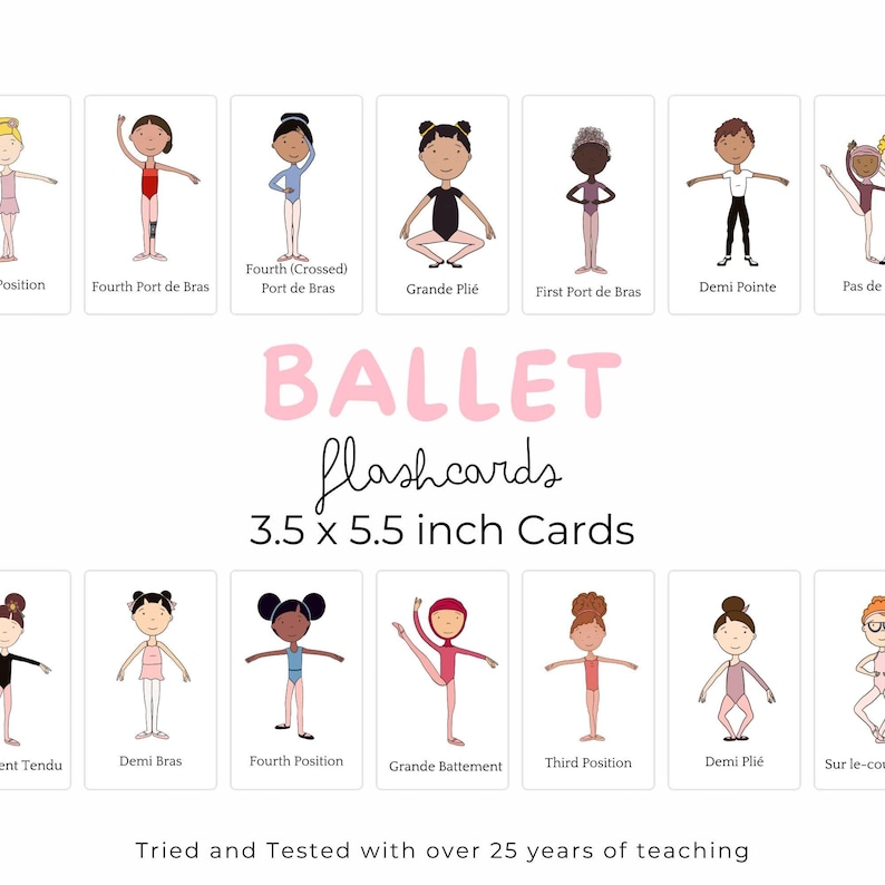 Flashcards, Ballet Flashcards, Ballet Terms, Beginner Ballet, Dance ...