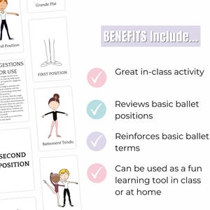 Flashcards, Ballet Flashcards, Ballet Terms, Beginner Ballet, Dance ...