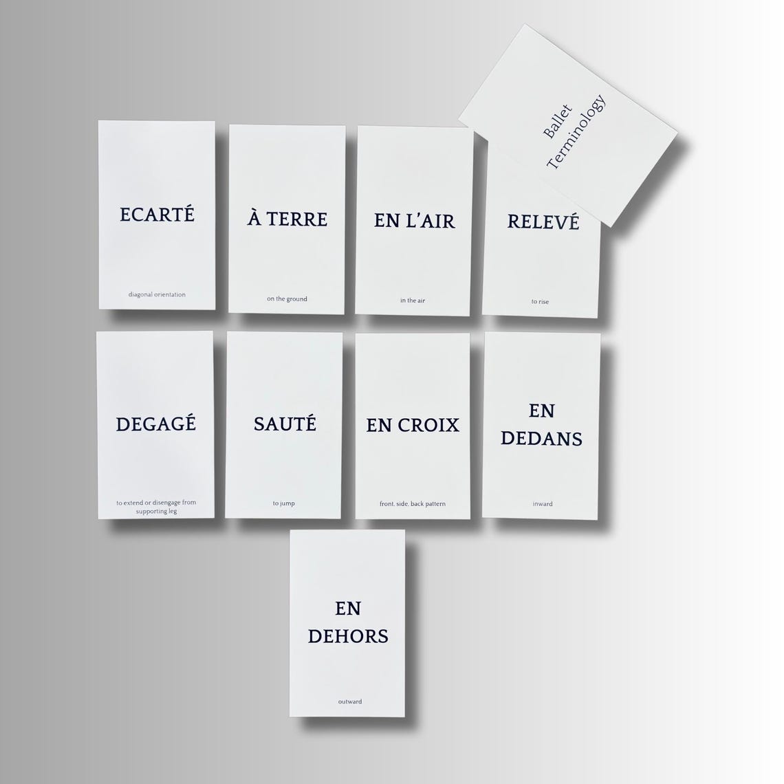 Flashcards, Ballet Flashcards, Ballet Terms, Beginner Ballet, Dance ...