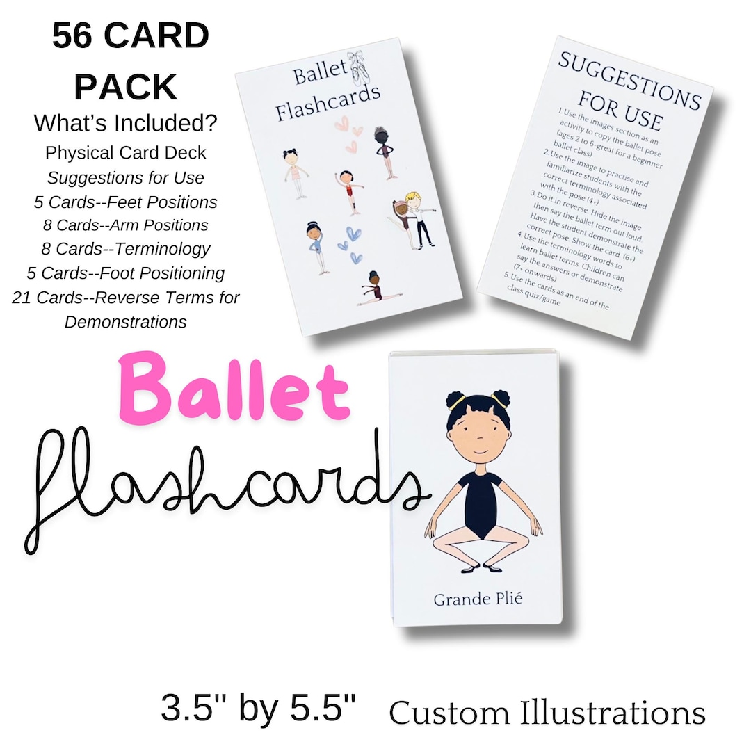 Flashcards, Ballet Flashcards, Ballet Terms, Beginner Ballet, Dance ...