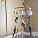 Tropical Parrot Baby Mobile for Crib in Natural Colors Nursery Mobile ...