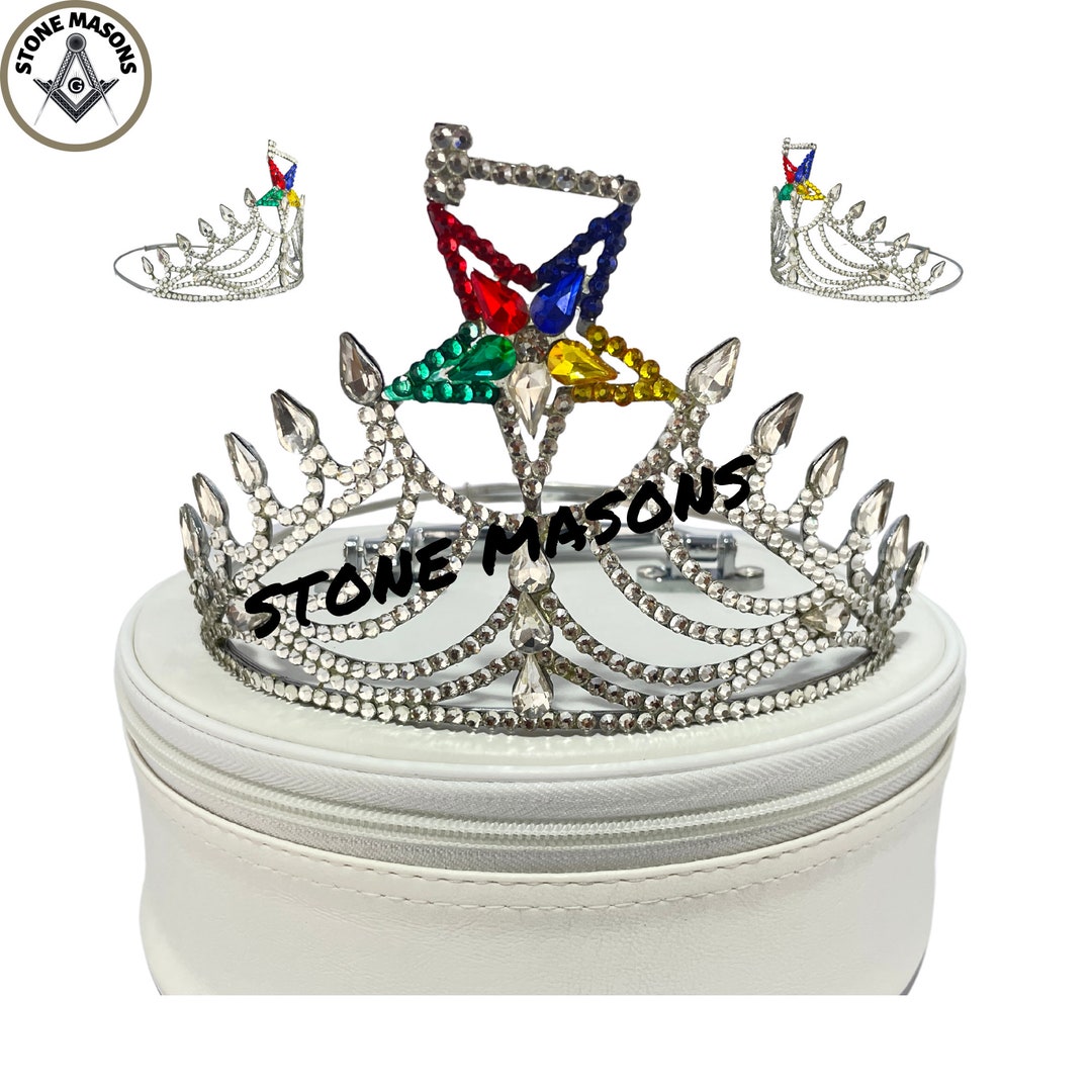 Adjustable Ritual Crown Masonic O.E.S. Grand Matron Crown - Silver ...