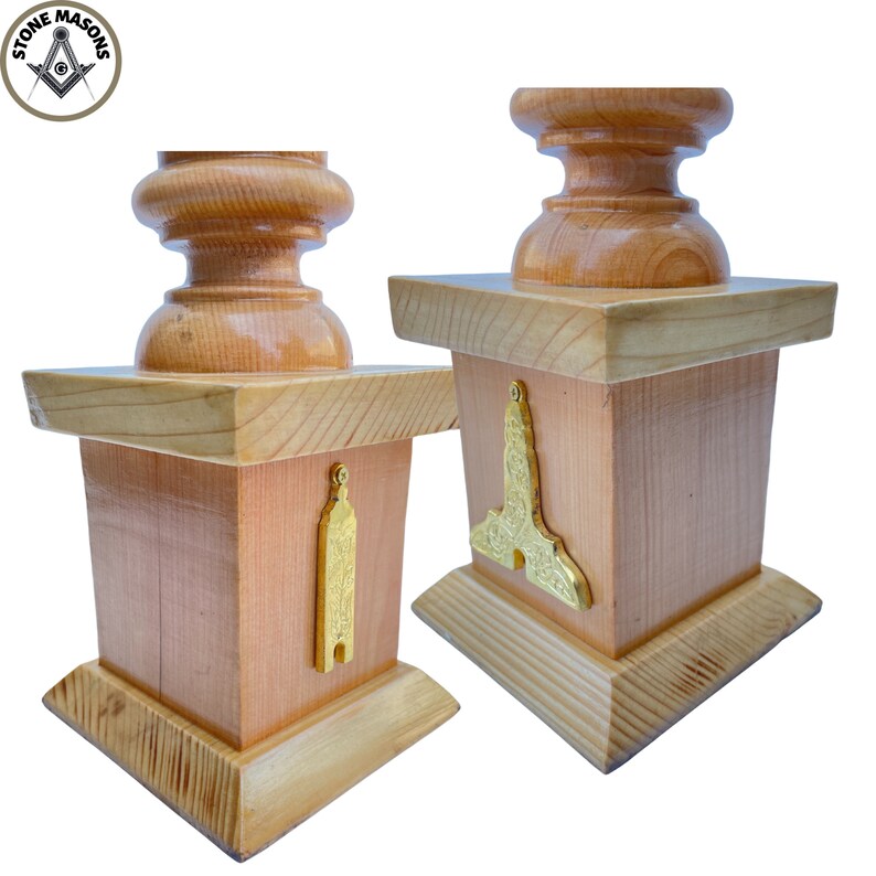 Masonic Columns, Masonic Warden Columns Premium Quality Wooden ...