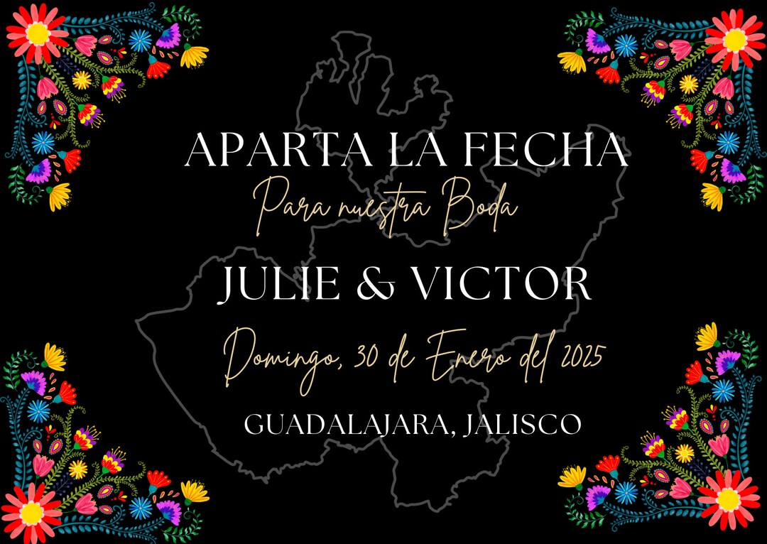 Save the Date - Mexico Themed by State - Etsy