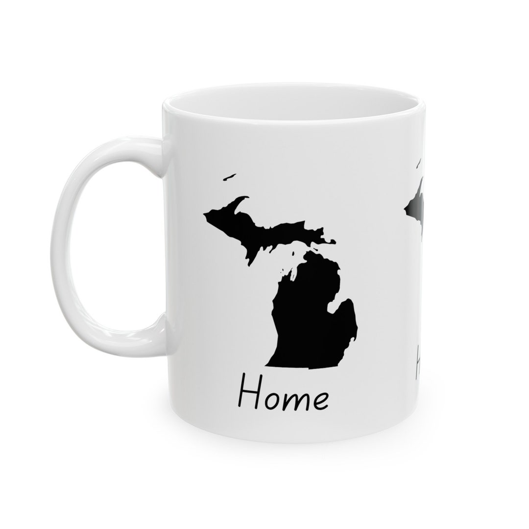 Michigan, Coffee Mug, Michigan, Coffee Cups, Michigan Lover, Native ...