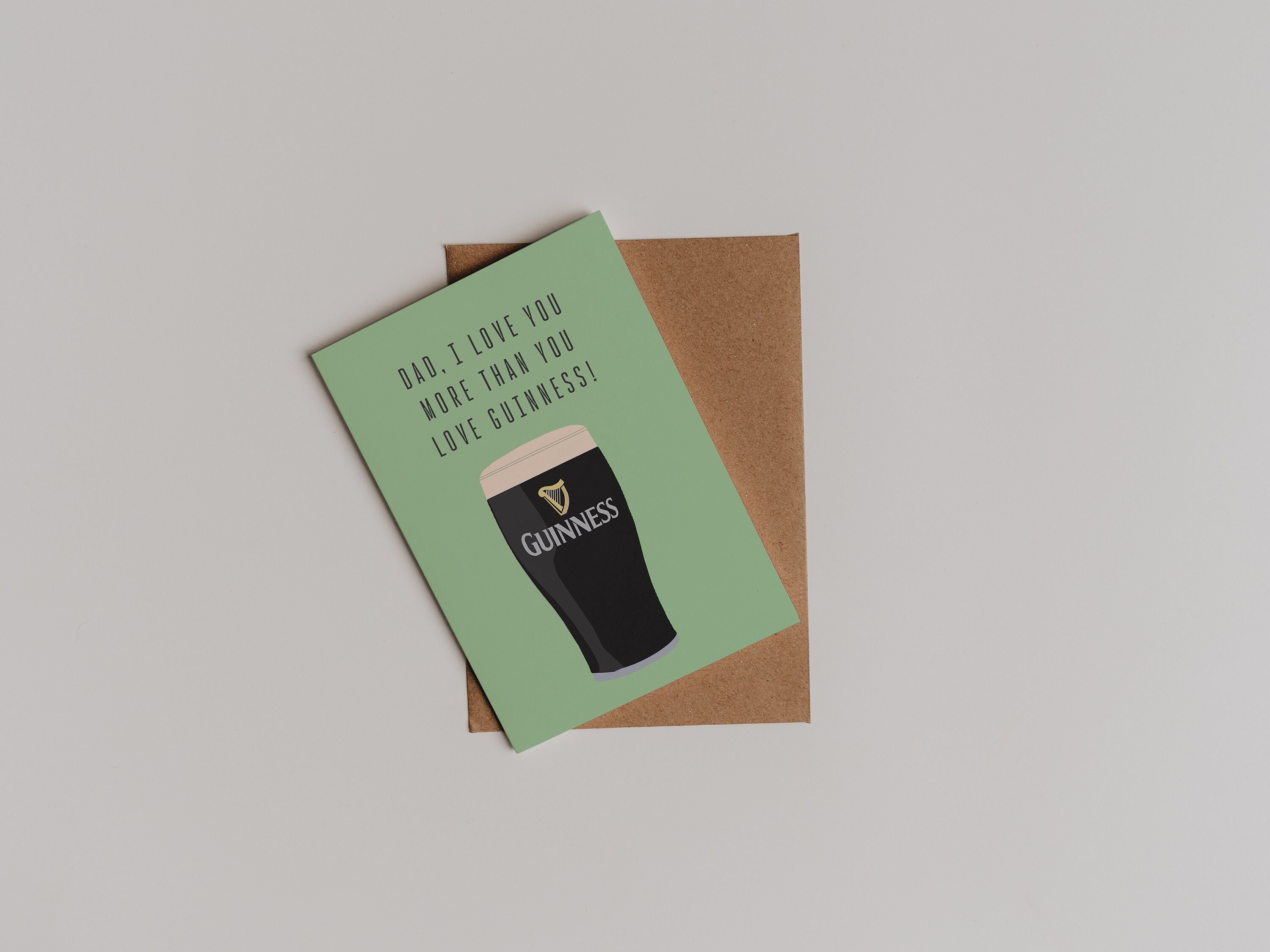 Guinness Card for Dad Birthday Card Funny Card Humorous Irish Inspired ...