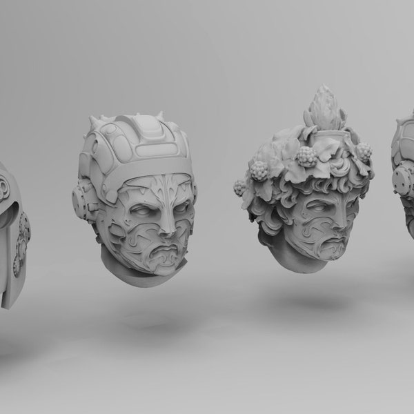 Warhammer40k Helmet Bits - Etsy