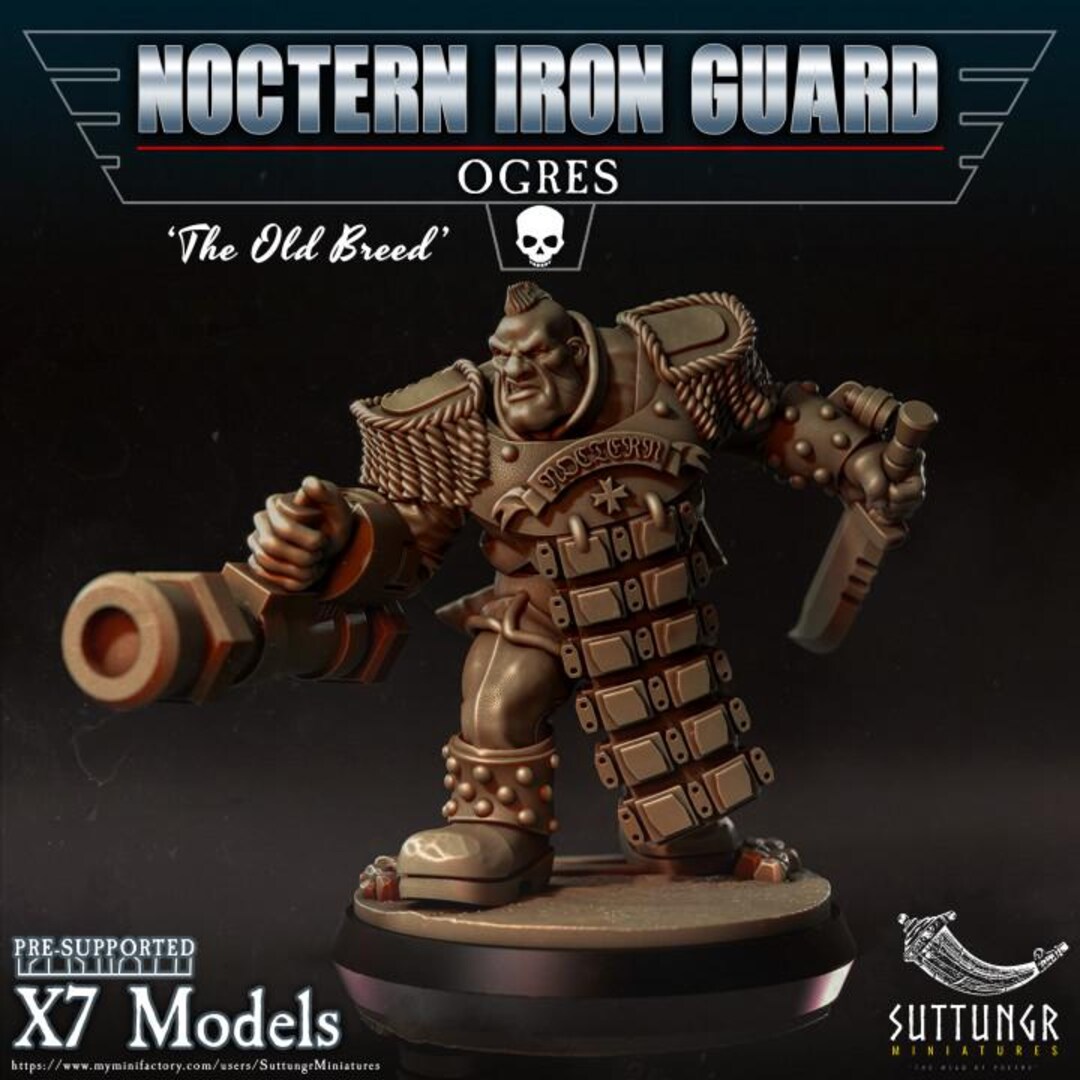 Noctern Iron Guard Ogres V5 Suttungr Miniatures 28mm - Etsy