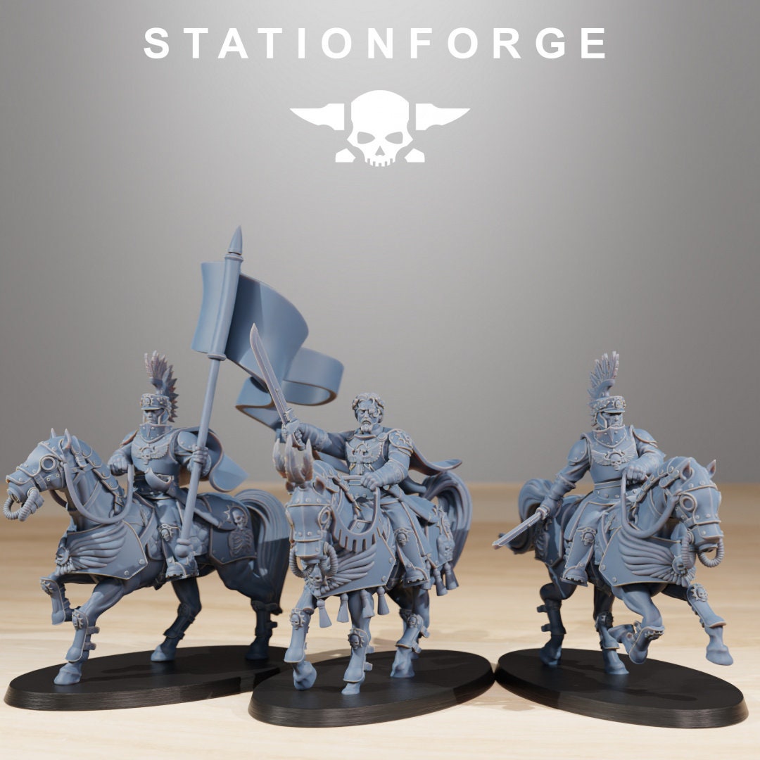 National Guard Cavalry Commanders Stationforge 28mm - Etsy